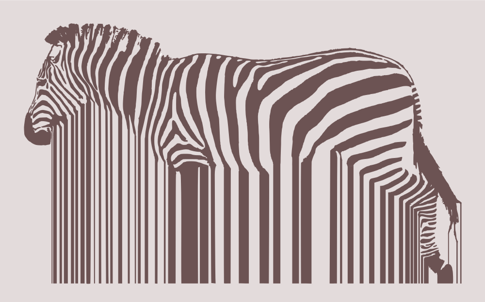 Bar Code Zebra | An Optical Illusion