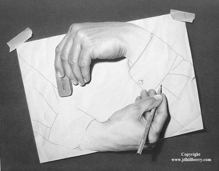 Escher Drawing Hands