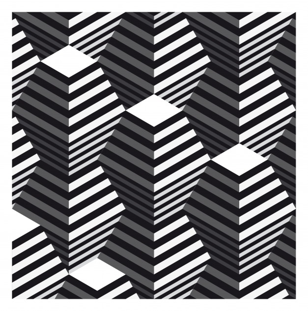 Double Truncated Pyramids by Robin Hunnam | An Optical Illusion