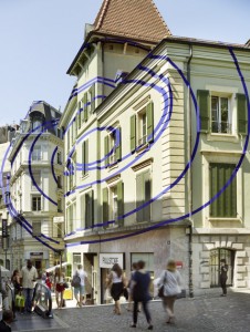 Anamorphic Circles by Felice Varini | An Optical Illusion