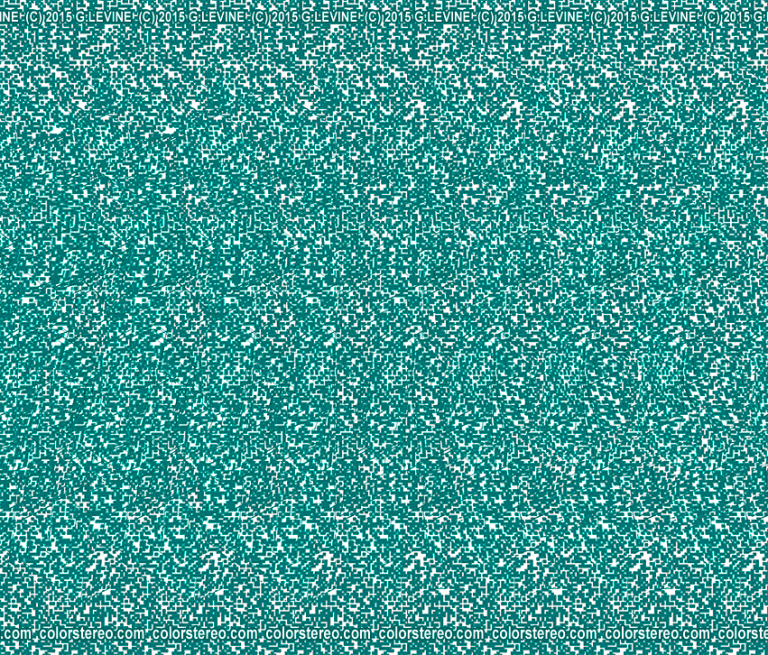 Hilbert Cube Stereogram by Gene Levine | An Optical Illusion