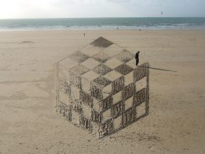 Sand Cube | An Optical Illusion